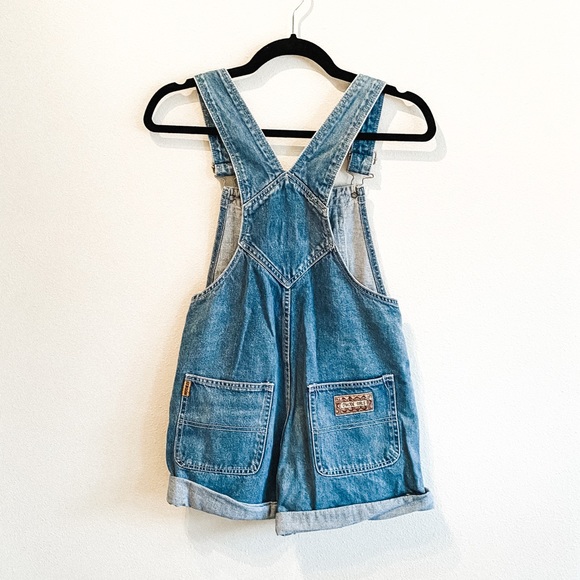 Vintage | Bottoms | Vintage Girls Short Denim Overalls | Poshmark